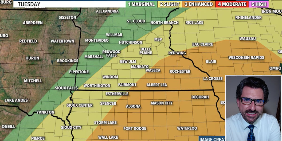 Severe storms, heavy rain likely tonight and Tuesday Severe storms, heavy rain likely tonight and Tuesday